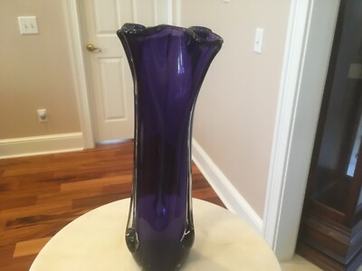 timothy e landers glass studio vase | eBay