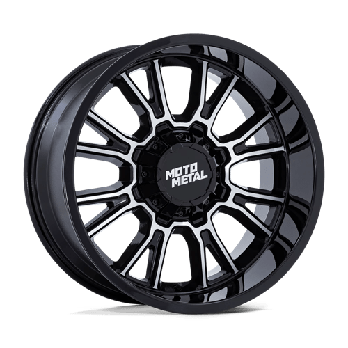 Moto Metal MO810 LEGACY 18X9 8X170 1 125.10 GLOSS BLACK MACHINED Wheel ...