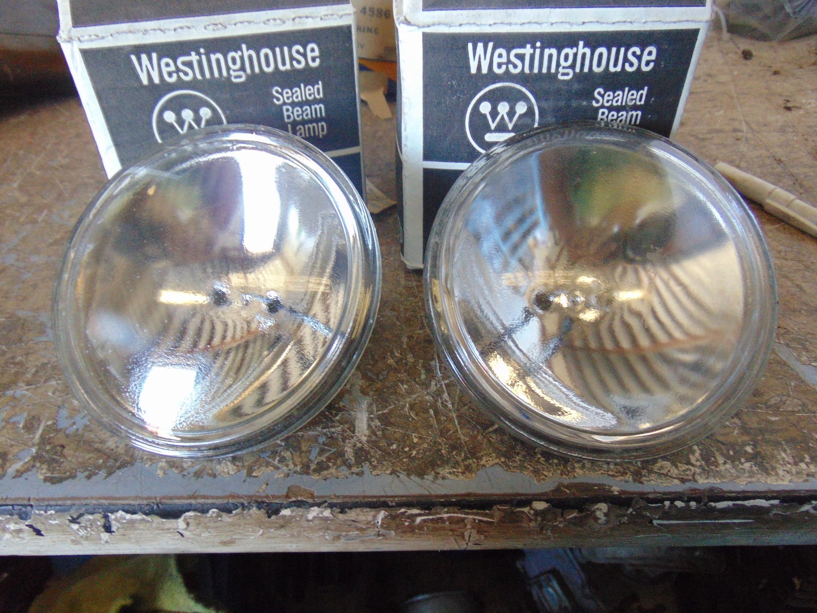 NOS Pair Vintage Westinghouse Beam Lamp #4546 Head Lantern for sale ...