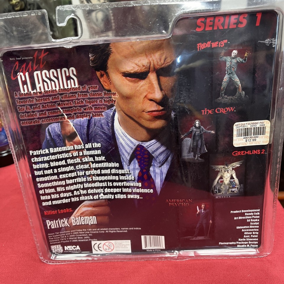 Cult Classics 6 Patrick Bateman American Psycho Action Figure by NECA ...