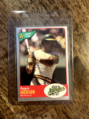Reggie Jackson Oakland A's Dream Team Card | eBay