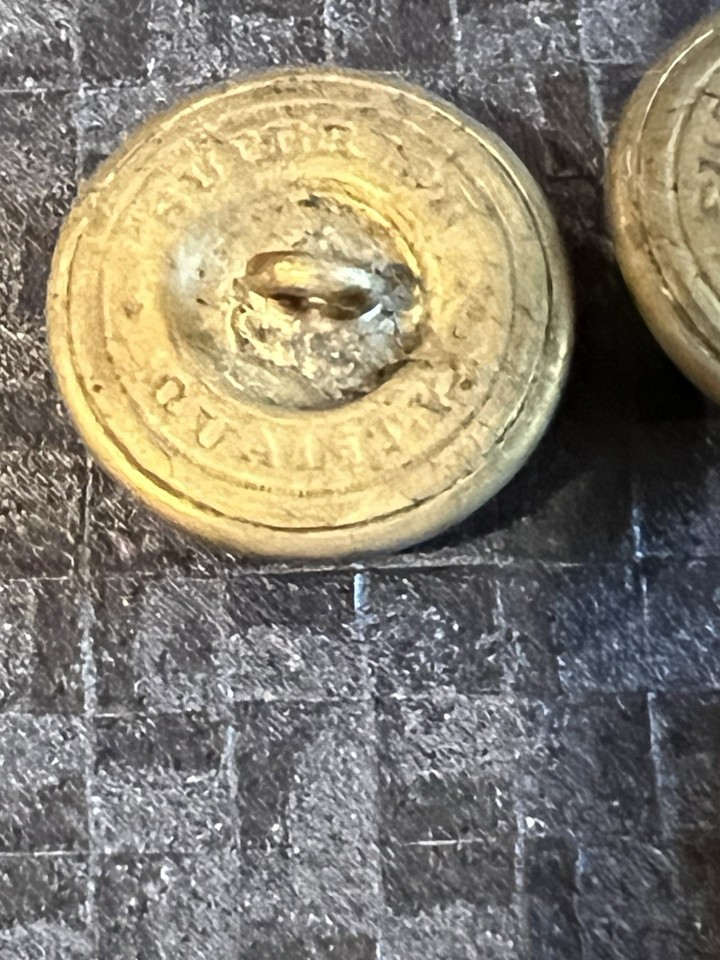 Set Of 4 Virginia Staff Officers Civil War Coat Buttons Confederacy 7/8 ...