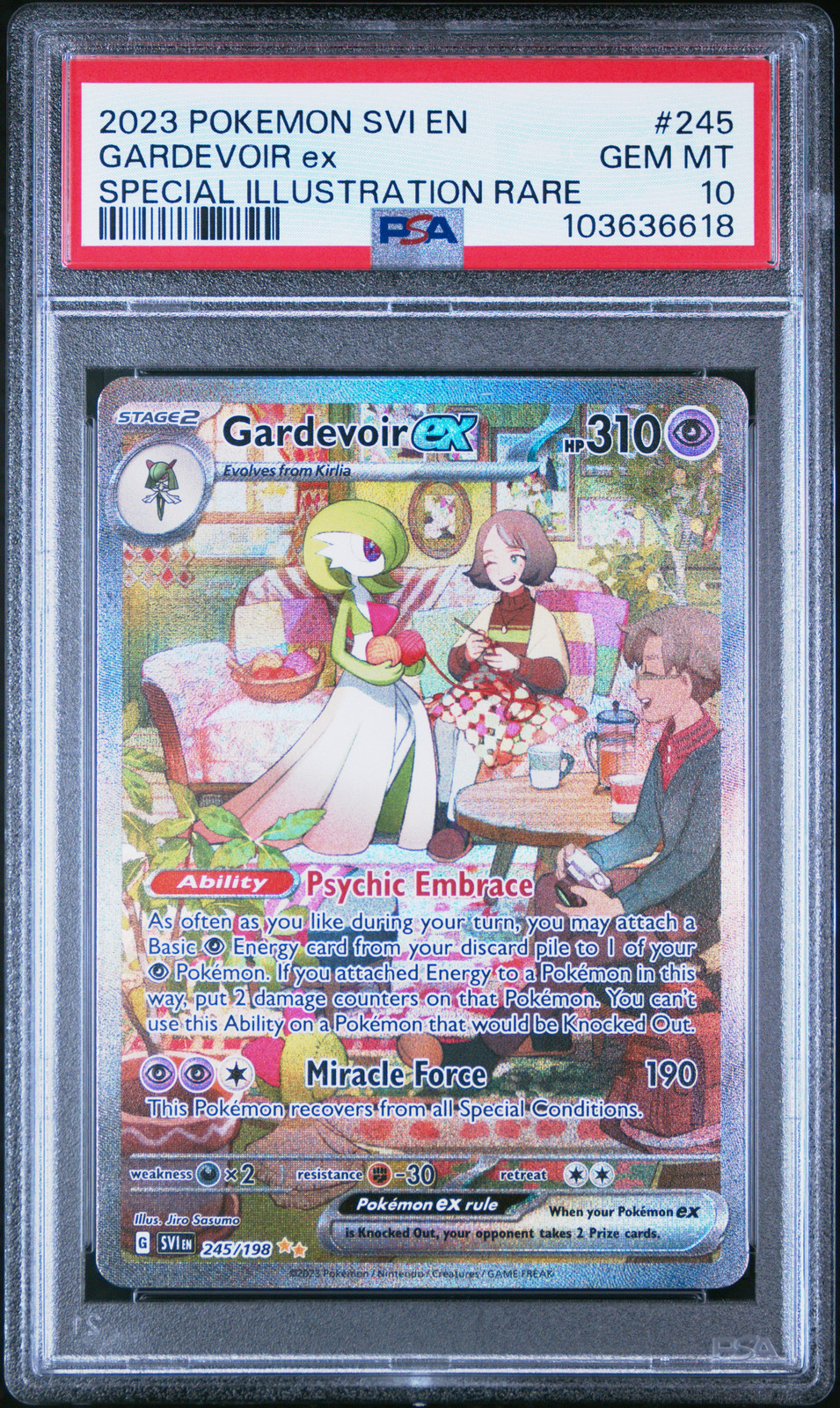 Gardevoir ex 2023 Scarlet & Violet #245/198 Special Illustration Rare ...