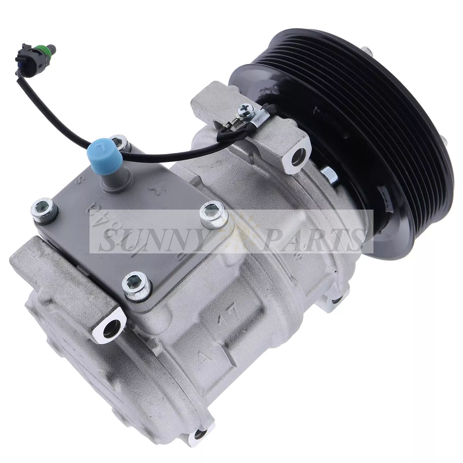 24V AT168543 A/C Compressor for John Deere Bulldozer 700H 700J 750J ...