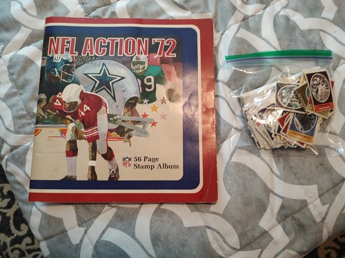 Vintage NFL Action 72 56 Page Stamp Album 1972 | eBay