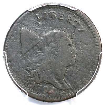 1797 C-3b PCGS VG Details Lettered Edge Liberty Cap Half Cent Coin 1/2c ...