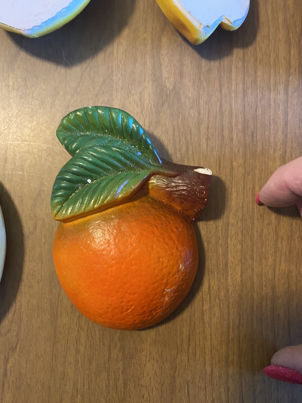 Vintage Chalkware Fruit Wall Hangings 3 1/2 to 4 Inches Set of 15 | eBay