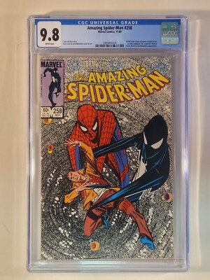 Amazing Spider-Man #258 CGC 9.8 Venom Origin Black Suit 1984 | eBay