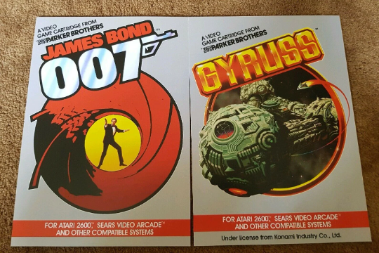 PARKER BROTHERS ATARI VCS 2600 BOX ART 11 NEW ORIGINAL IMAGES A4 300G ...