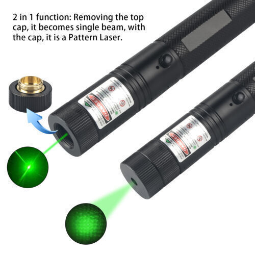 Green LaserPointer Pen Violet Light Zoom Beam Rechargeable Lazer | eBay