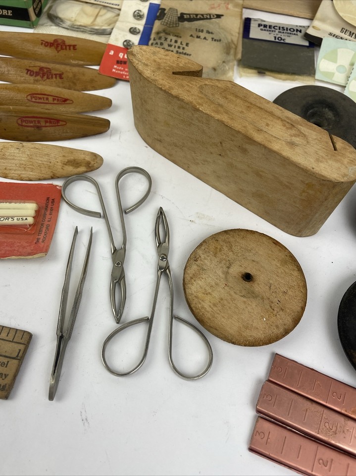 Huge Lot of RC Balsa Wood Airplane Construction Tool Clamp Hemmer ...