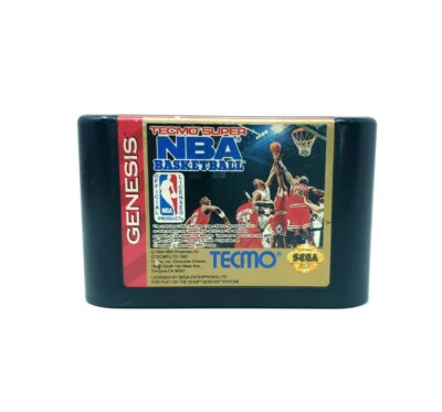 Tecmo Super NBA Basketball (Sega Genesis, 1993) Authentic Tested ...