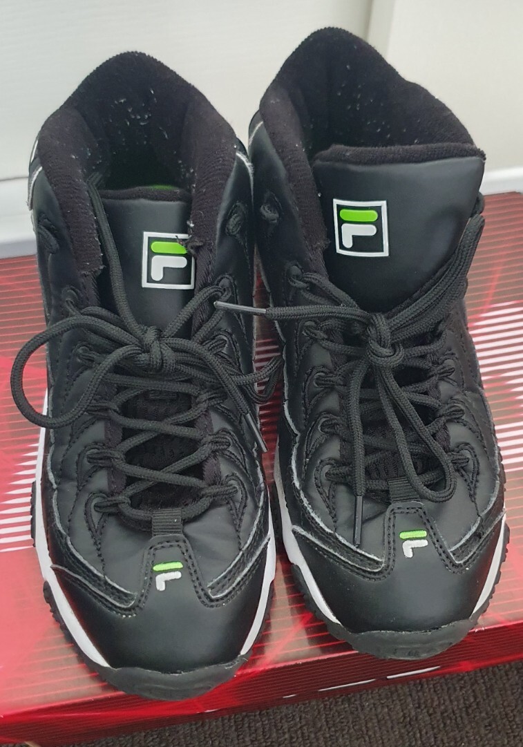 FILA JUNIOR SNAKE DANCER BLACK BASKETBALL SHOE - SIZE 4US | eBay Australia