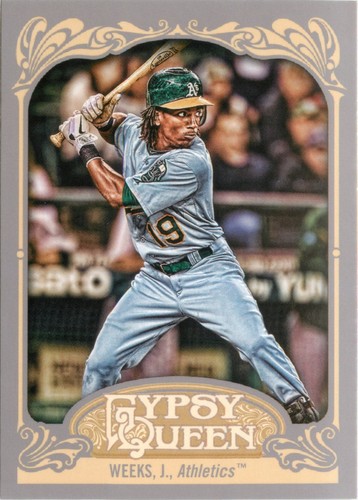 Jemile Weeks 2012 Topps Gypsy Queen MLB Baseball Card #204 Oakland ...