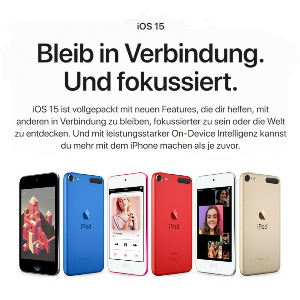 NEU Apple iPod Touch 7G (7. Generation) Grau 256GB MP4 - 1 JAHR Händler ...