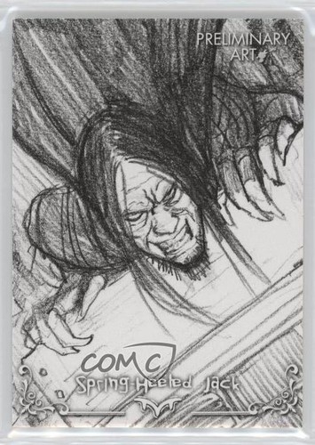 2024 Masterpieces Monster Edition Preliminary Art Spring-Heeled Jack ...