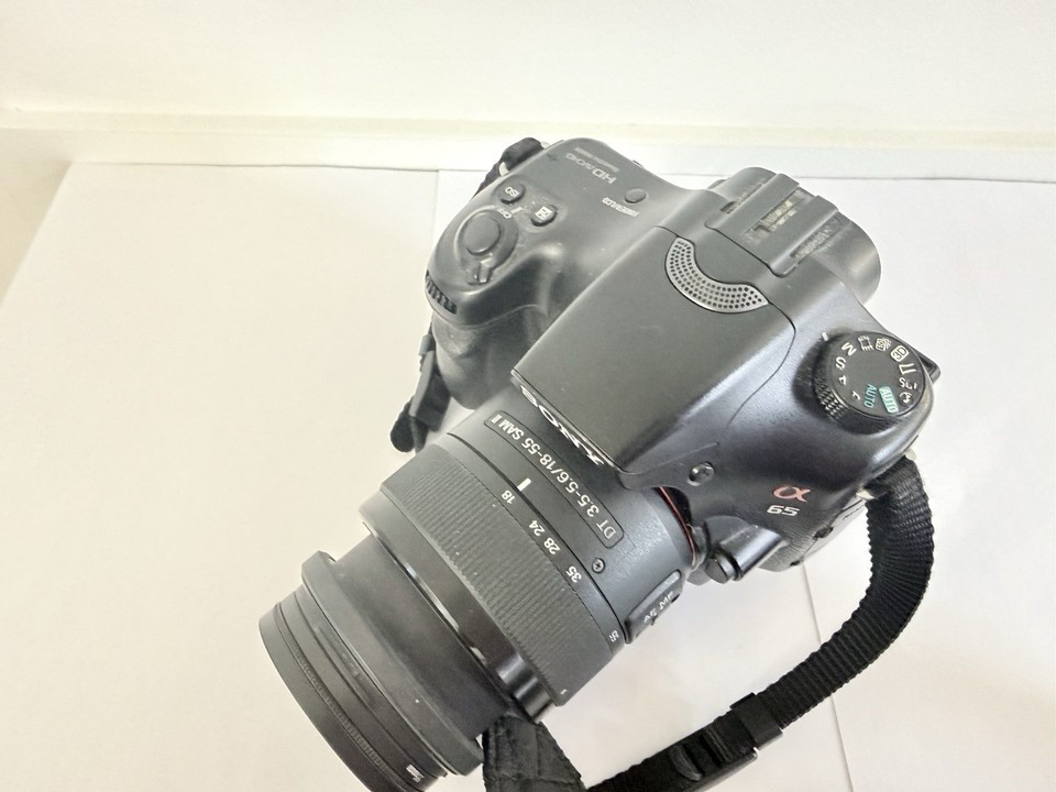Sony A65 DSLR Camera 24.3MP with 18-55mm Lens, Charger, UV & Polorizing ...