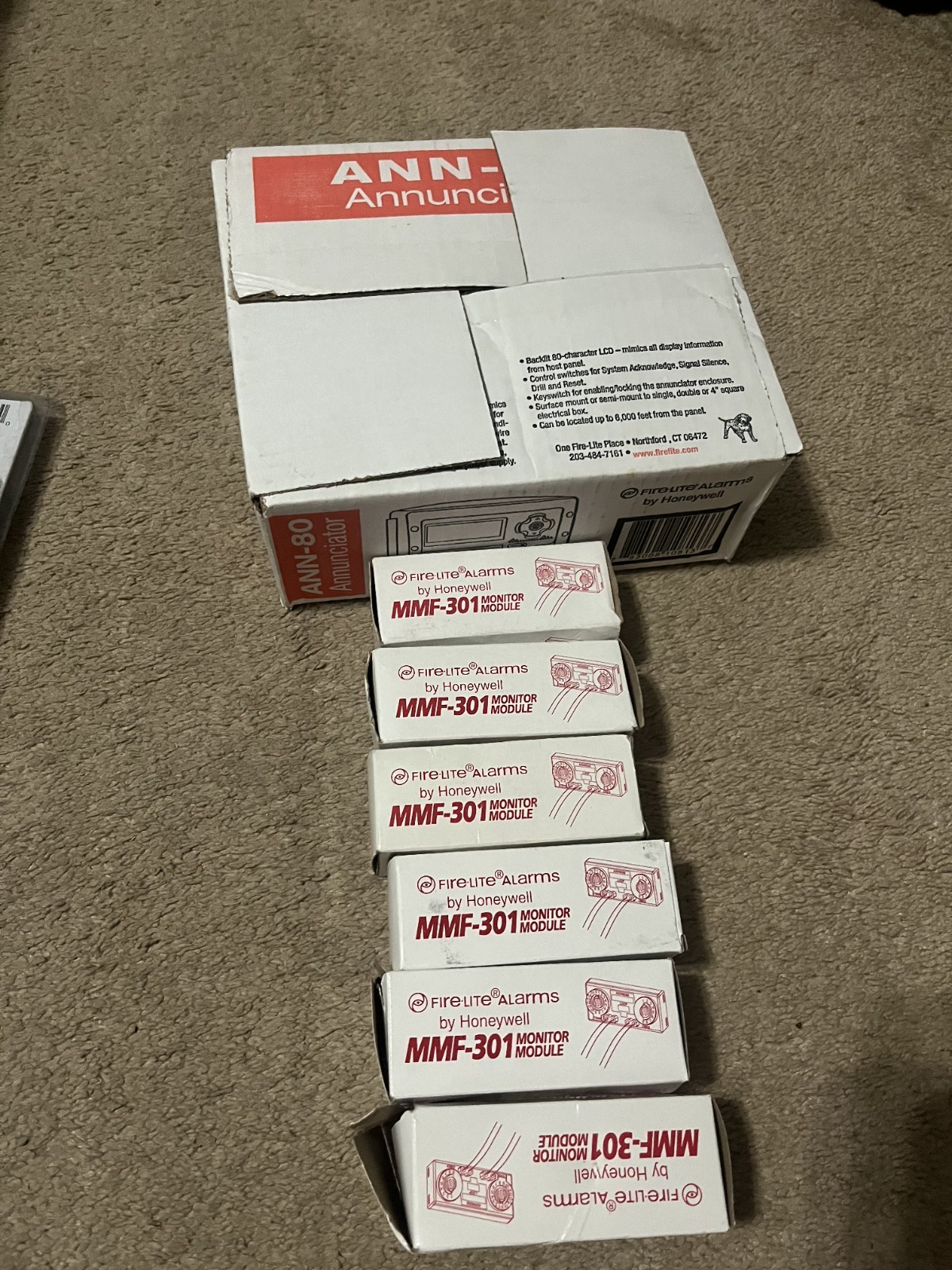 Fire-Lite MMF-301 Mini Monitor Module Fire Alarm System | eBay