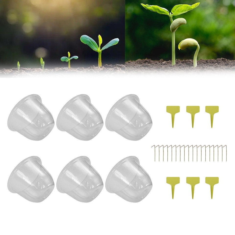 Moisture Retaining Plastic Cover for Plants in White for Improved ...