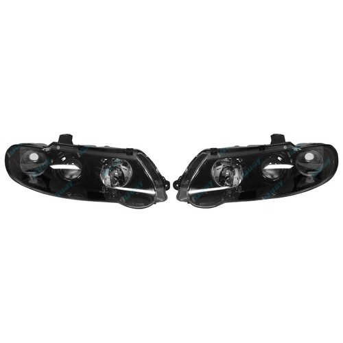 Black Altezza Headlights PAIR For Holden Commodore VX VU 2000~2002 SS ...