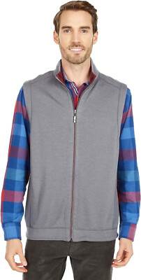Tommy Bahama Flipshore Full Zip Vest Spa Stone SM | eBay