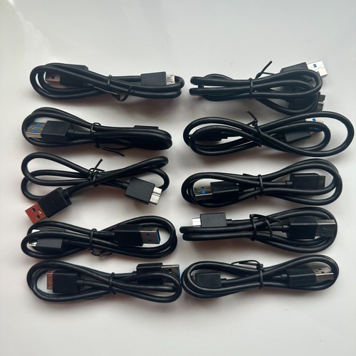 10X USB 3.0 Cable High Speed Data SYNC For HDD Portable External Hard ...