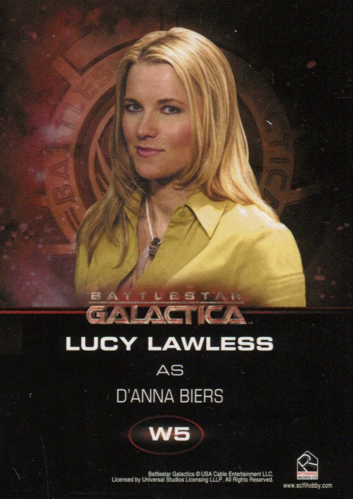 Battlestar Galactica Season Two Women of Battlestar Chase Card W5 Lucy Lawless | eBay