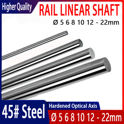 Ø5-22mm Chromed 45# Steel Round Bar Hardened Rod Rail Linear Shaft ...
