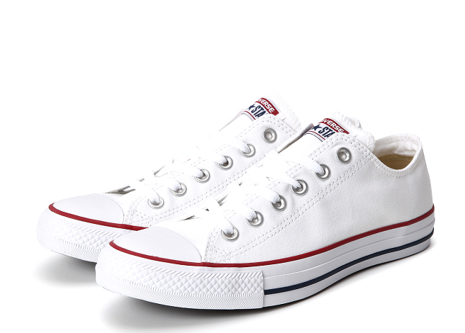 MENS Converse Converse Chuck Taylor All Star Ox M7652 OPTICAL WHITE LOW ...