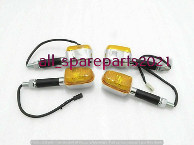 Front Rear Trafficator Assy Indicator+Bulb Fit For Royal Enfield ...