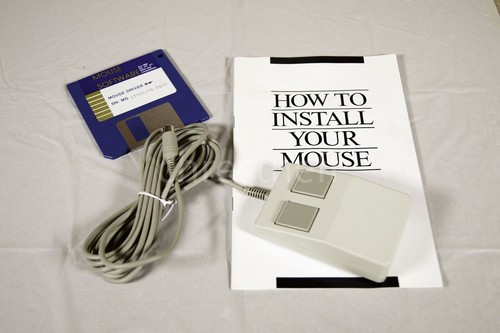 Logitech Mouse Model Series 2-8S PS/2 IBM Microsoft Apple Vintage Rare ...