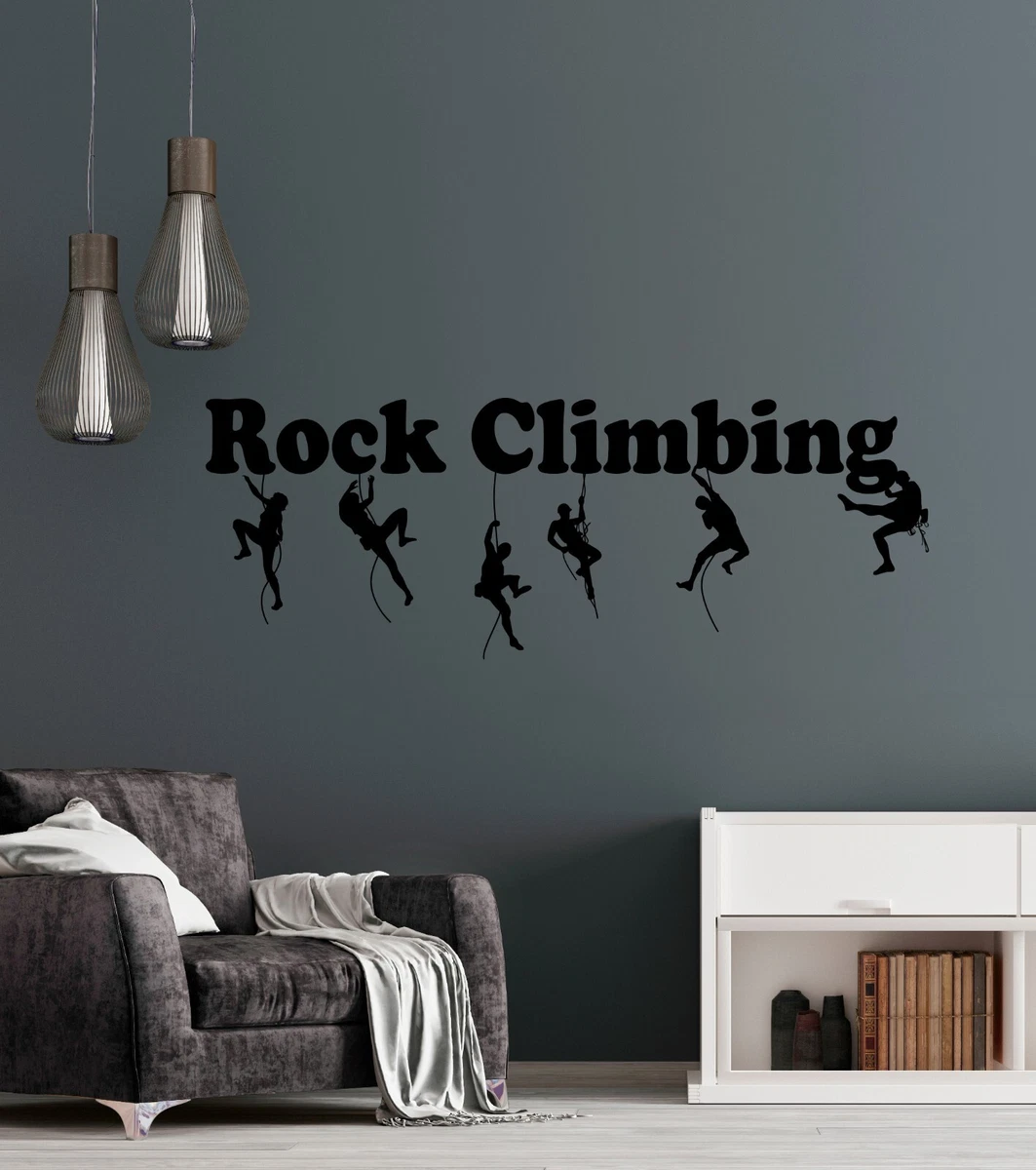 Rock Climbing Wall Graphic