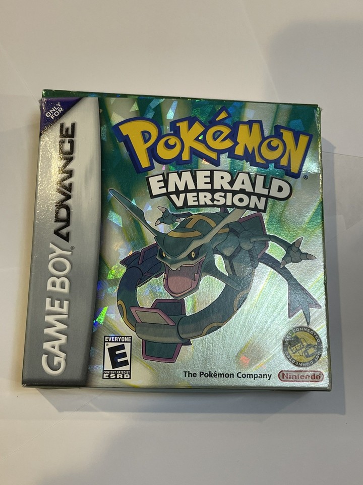 Pokemon Emerald Nintendo Game Boy Advance NICE Box Inserts, with poster ...