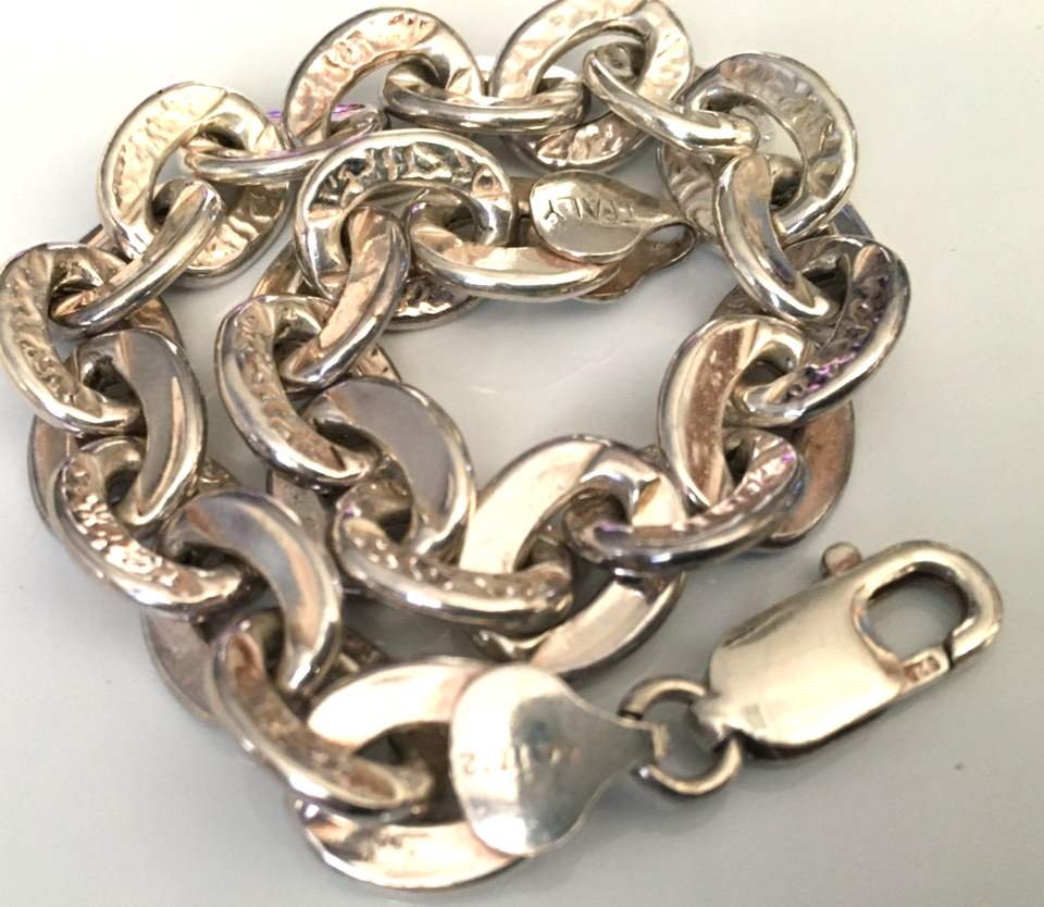 Vtg Bracelet MARKED ITALY 925 STERLING SILVER Chain Jewelry lot y | eBay