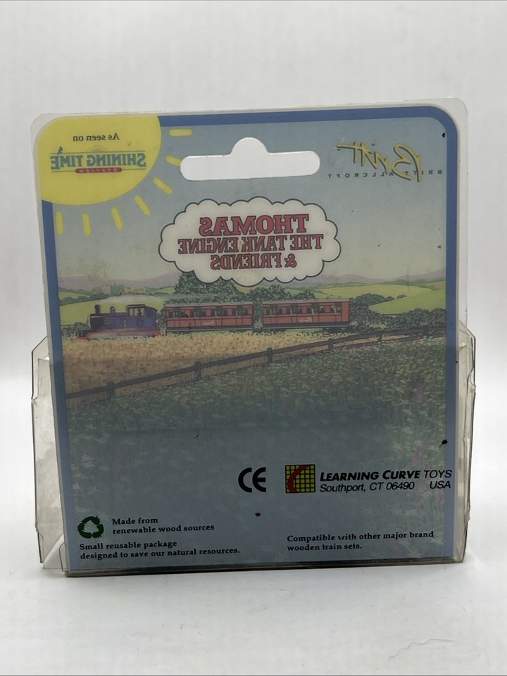 Thomas Tank Wooden Train TROUBLESOME BRAKEVAN in Shining Time Packaging ...