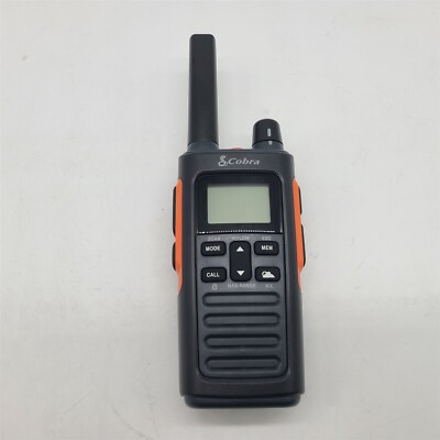 Cobra RX680 Waterproof Walkie Talkie for Adults, Black and Orange ...