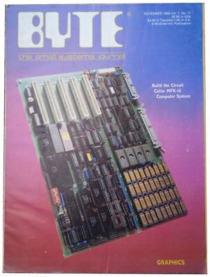 Byte Magazine 11/1982 - Graphics | eBay