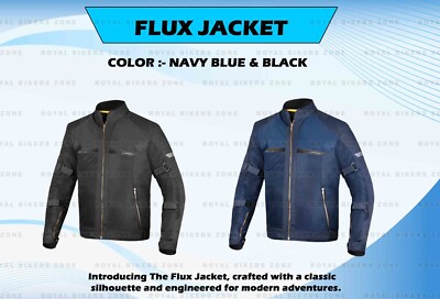 FLUX JACKET "NAVY BLUE & BLACK" | eBay
