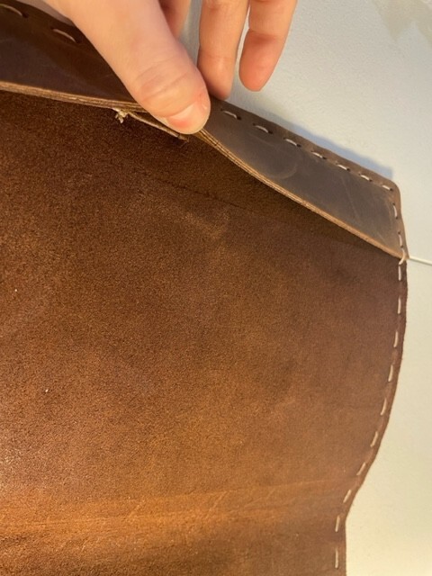 Dr. Pepper Rustica Leather Journal cover, genuine Soda rare 9 x 7 w ...