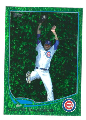 2013 Topps Emerald Chicago Cubs Baseball Card #209 David DeJesus | eBay