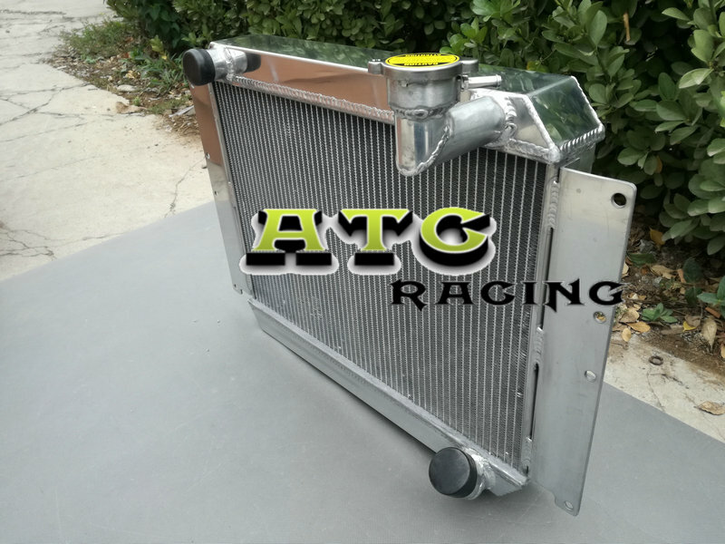 56MM ALUMINUM RADIATOR UP TO 700HP FOR CHEVY CORVETTE 350 V8 M/T 1955 ...