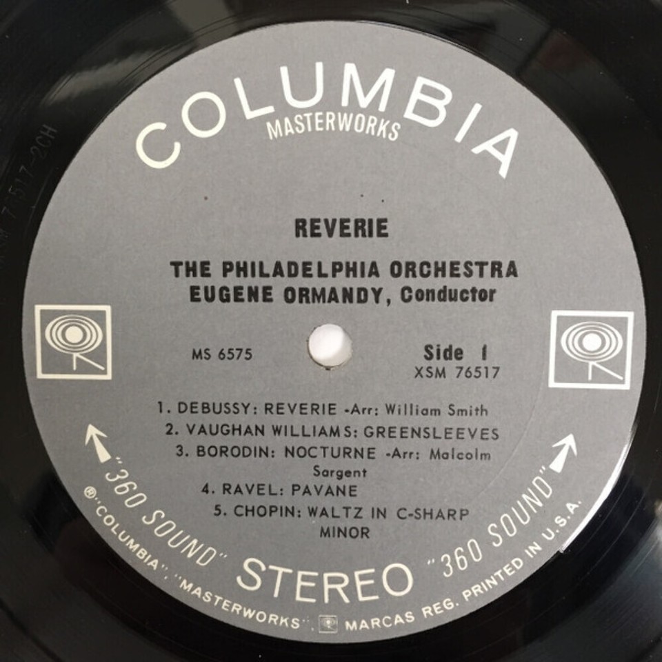 The Philadelphia Orchestra - Eugene Ormandy - Reverie - Columbia Masterworks - M | eBay