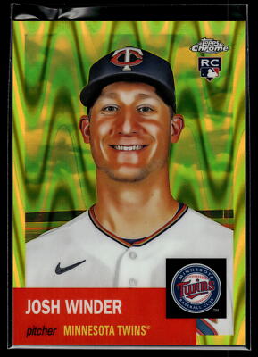 Josh Winder 2022 Topps Chrome Platinum Yellow RayWave Card /250 #115 | eBay