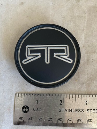 RR Revolution Racing Wheels Custom Wheel Rim Hub Cover Black Center Cap ...