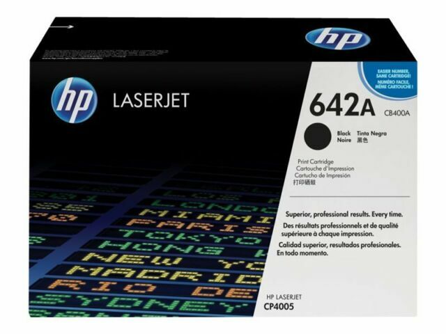 HP 642a Black Original LaserJet Toner Cartridge CB400A for sale online ...