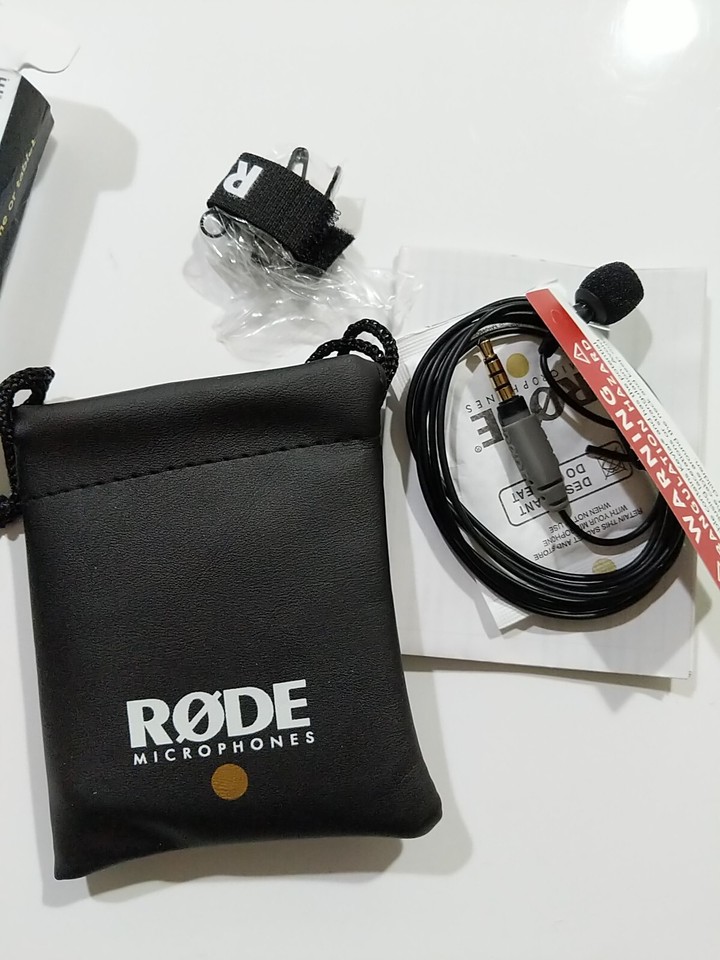 NEW Rode SmartLav+ Lavalier Microphone Smartphones - Black READ ...