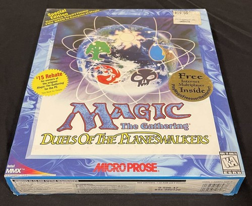MAGIC THE GATHERING DUEL OF PLANESWALKERS BIG BOX PC GAME MTG ...