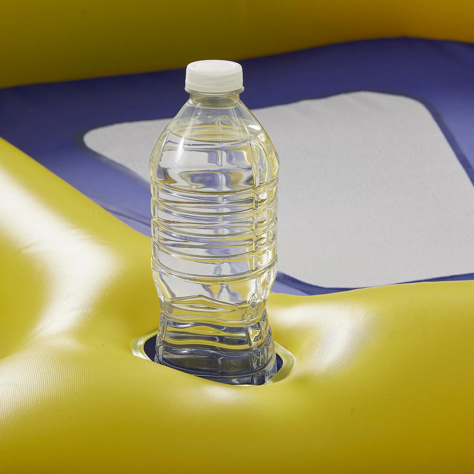 12-Person Inflatable Party Raft – Floating Island Lounge with Cup ...