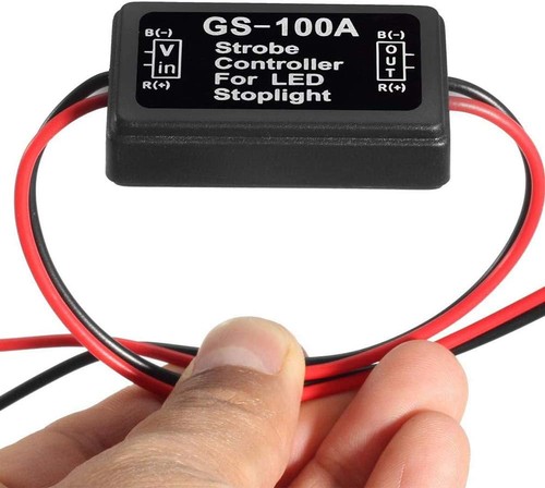 12V-24V Flash Strobe Controller Flasher Module for 3rd LED Brake Lamp ...