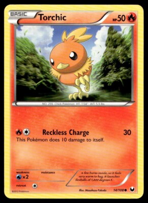 2012 Black & White - Dark Explorers Torchic Basic/Common #14 | eBay